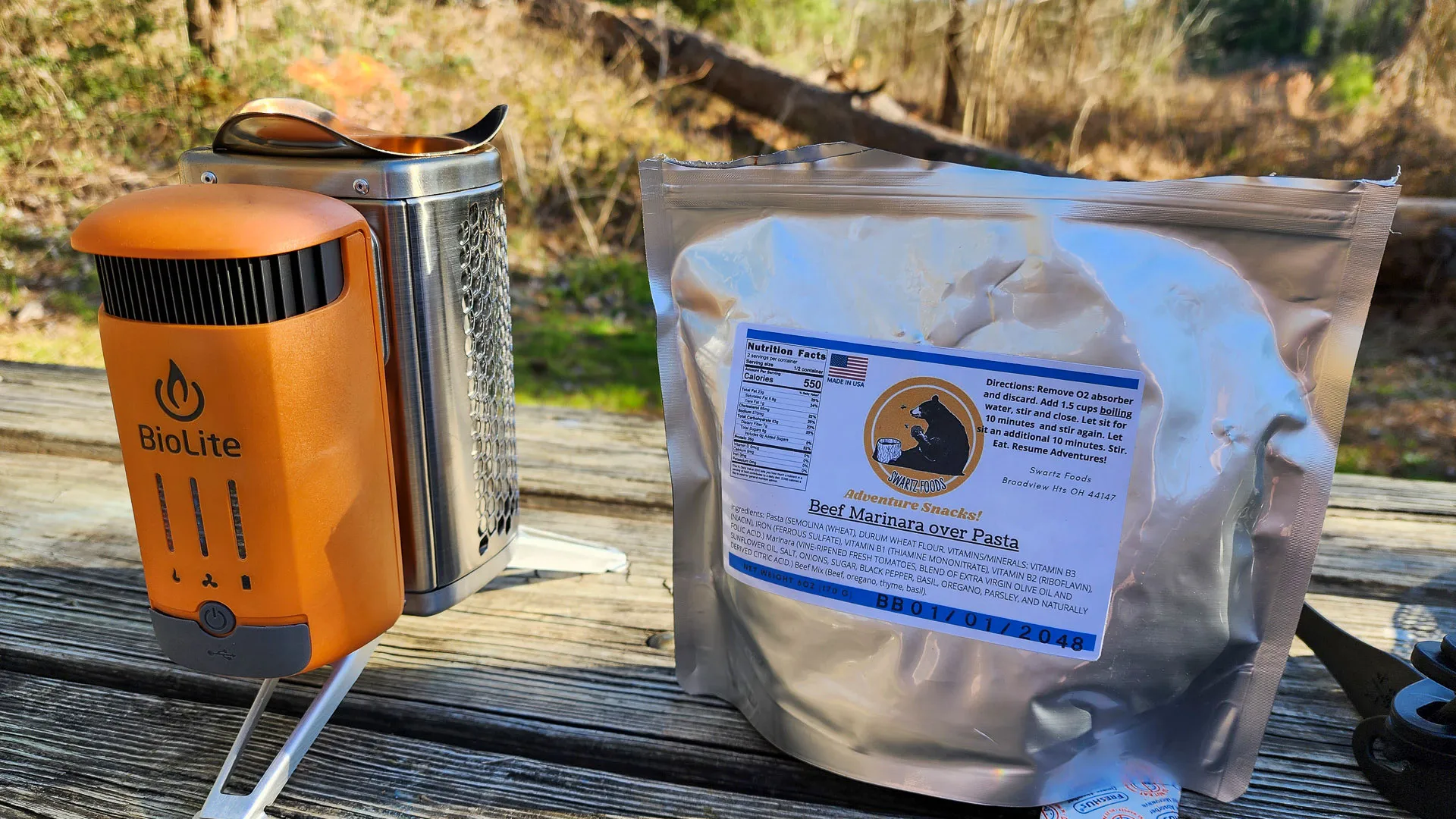 Swartz Foods Sausage Gravy & Biscuits and Beef Marinara Over Pasta ...